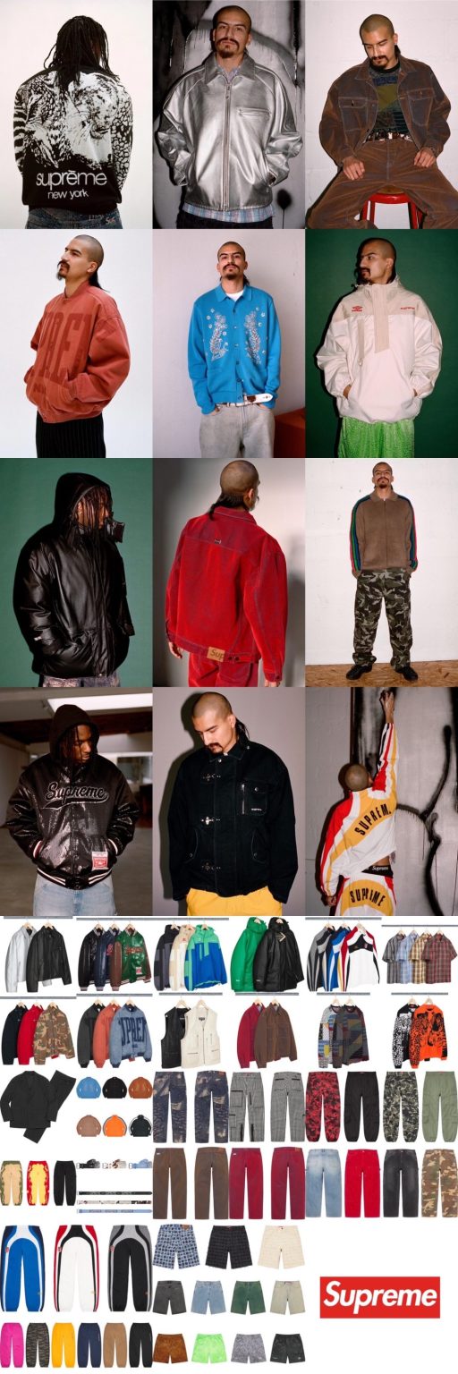 Supreme 23SS 最新エディトリアル第1弾が公開【販売予定価格など掲載中】 | God Meets Fashion